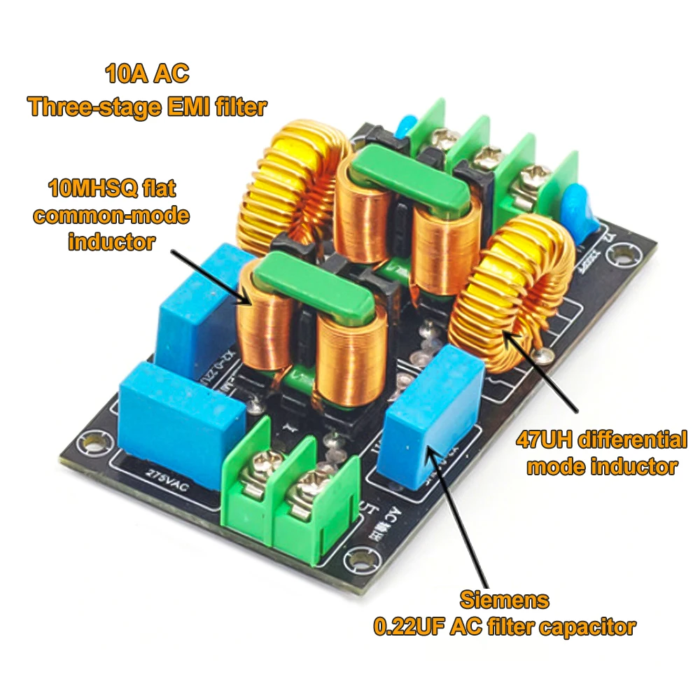 4A-10A-20A-AC-Power-Filter-Board-Module-EMI-Filter-AC-Mains ...