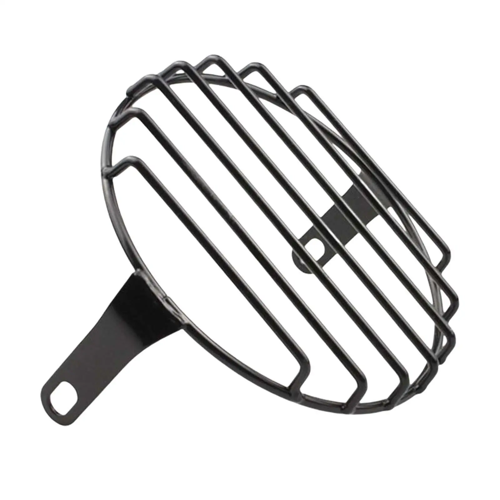 Round-5-75-inch-Motorcycle-Headlight-Grill-Guard-Light-Cover-Decoration ...