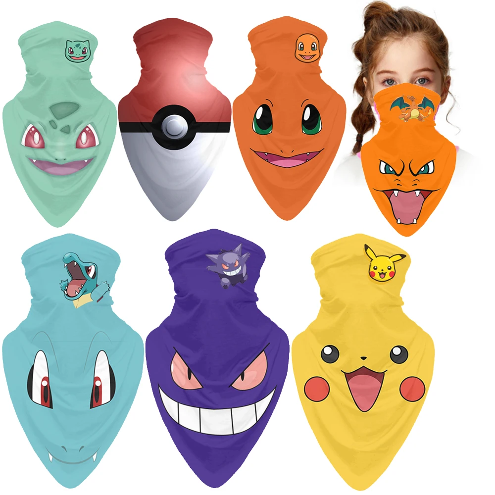 Pokemon Multifunctional Half Face Mouth Cap Motorcycle Windproof ...