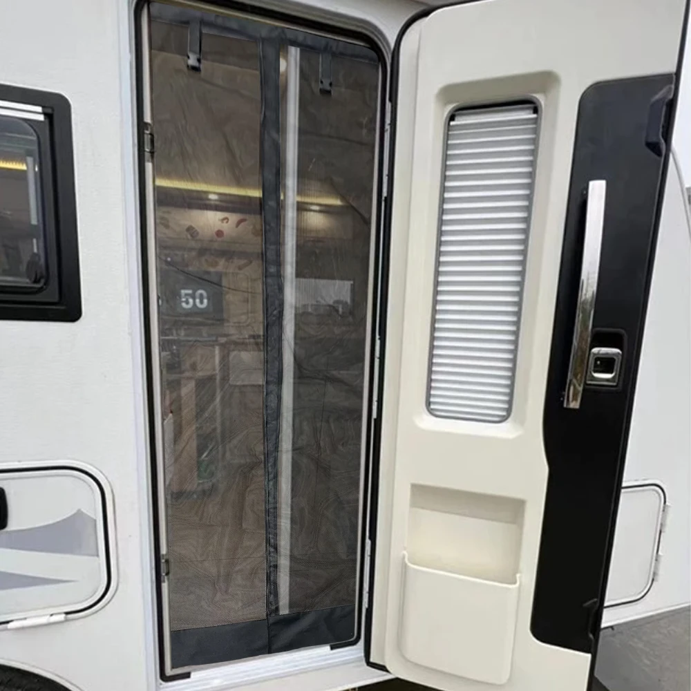 RV Slide Door Mosquito/Fly Screens Net For Fiamma Caravan Entrance ...