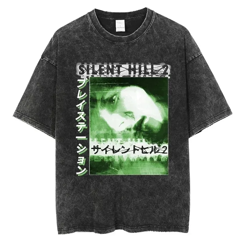 Silent-Hill-Biohazard-T-shirt-Survival-Horror-Parasite-Eve-Eyes-Graphic ...