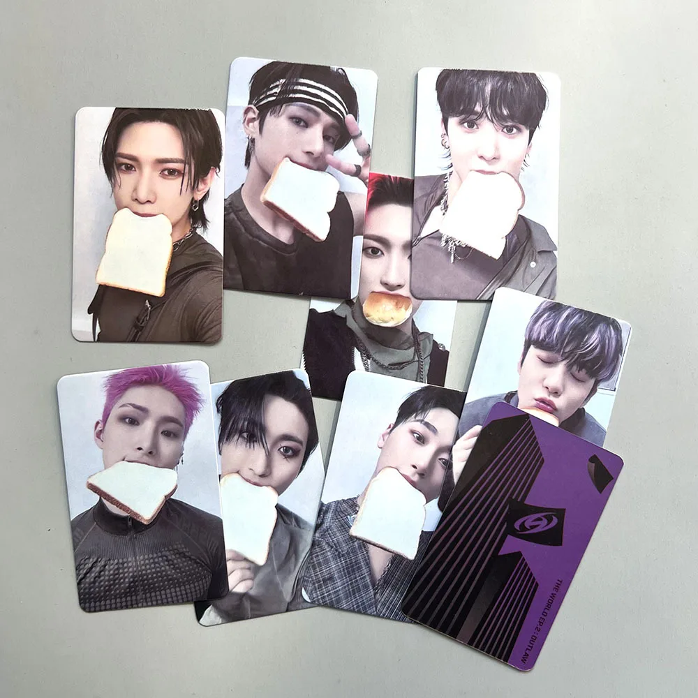 8Pcs-Set-KPOP-ATEEZ-THE-WORLD-EP2-OUTLAW-Album-Bread-Selfie-LOMO-Cards ...