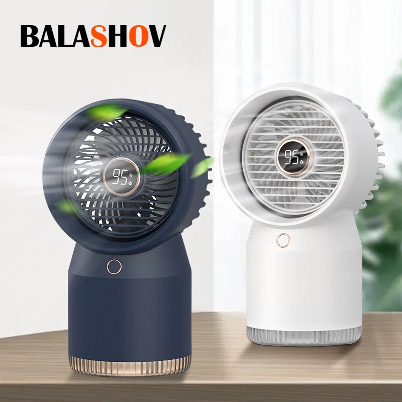 USB Rechargeable Travel Fan Mini Wireless Electric Fans Water Spray ...
