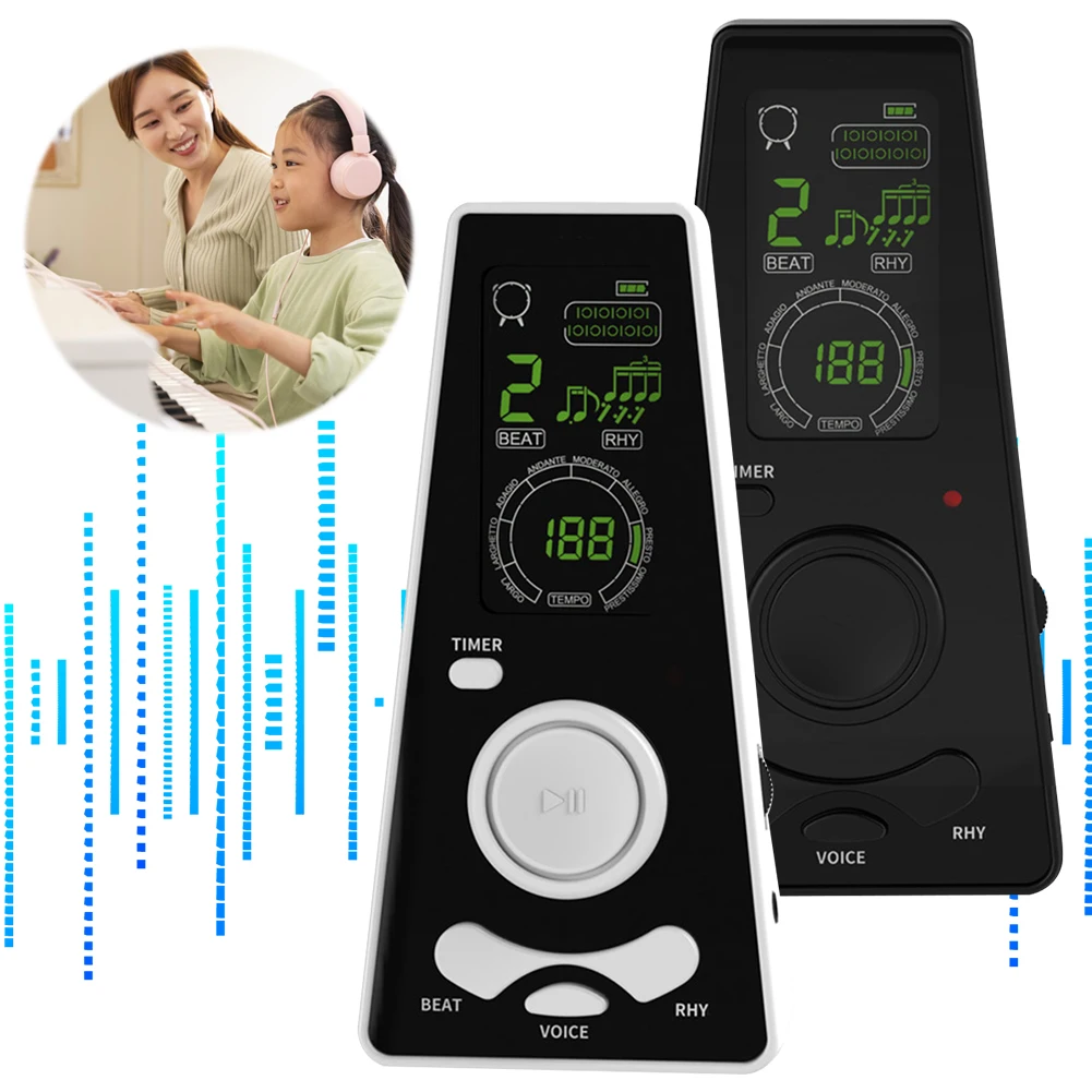Electronic Metronome Volume & Beat Speed Adjustable Electronic Digital ...