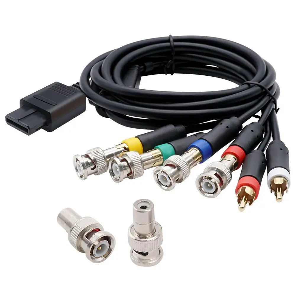 Bitfunx-RGB-RGBS-Cable-Sync-Video-Audio-Cable-for-N64-64-SNES-NGC-Video ...