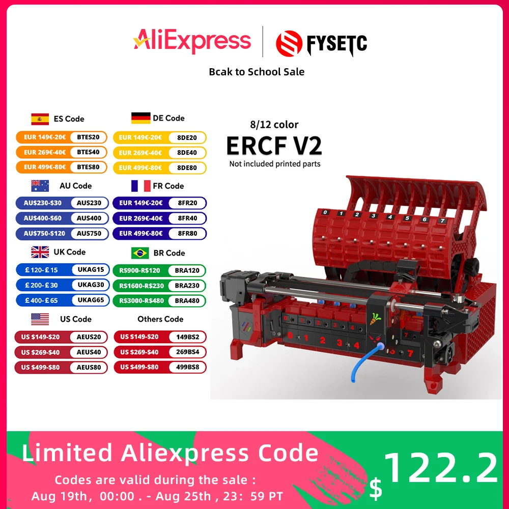 FYSETC-Official-Certificat-8-12-colors-Enraged-Rabbit-Voron-ERCF-V2-Kit ...