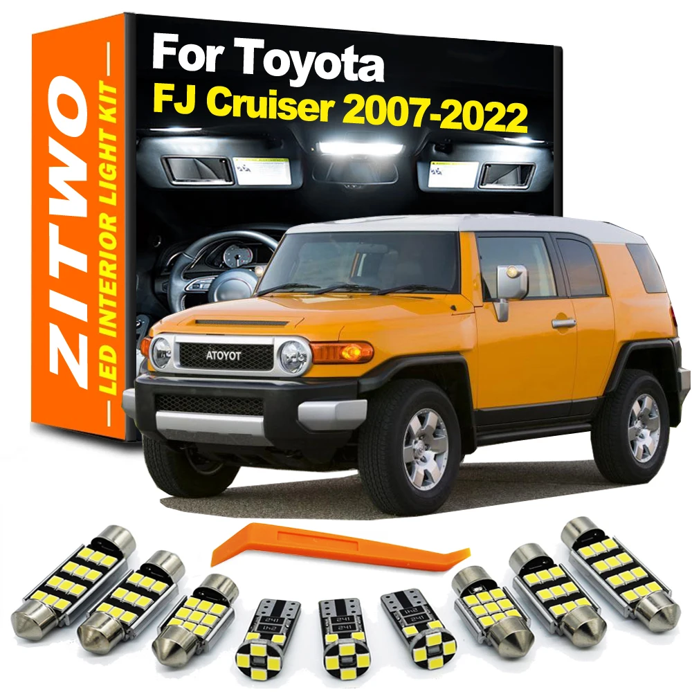 ZITWO-8Pcs-LED-Interior-Dome-Map-Light-Kit-For-Toyota-FJ-Cruiser-2007 ...