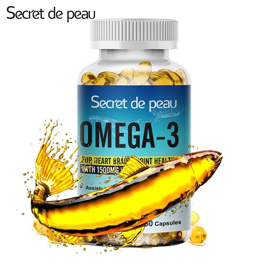 3Bottles-120pcs-Organic-Omega-3-Fish-Oil-Capsule-Supplements-For-Joints ...