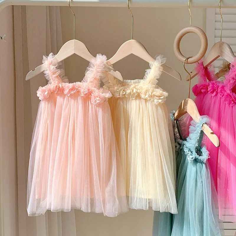 Kids-Sweet-Mesh-Dress-1-6T-Summer-Children-Mesh-Tulle-Princess-Slip ...