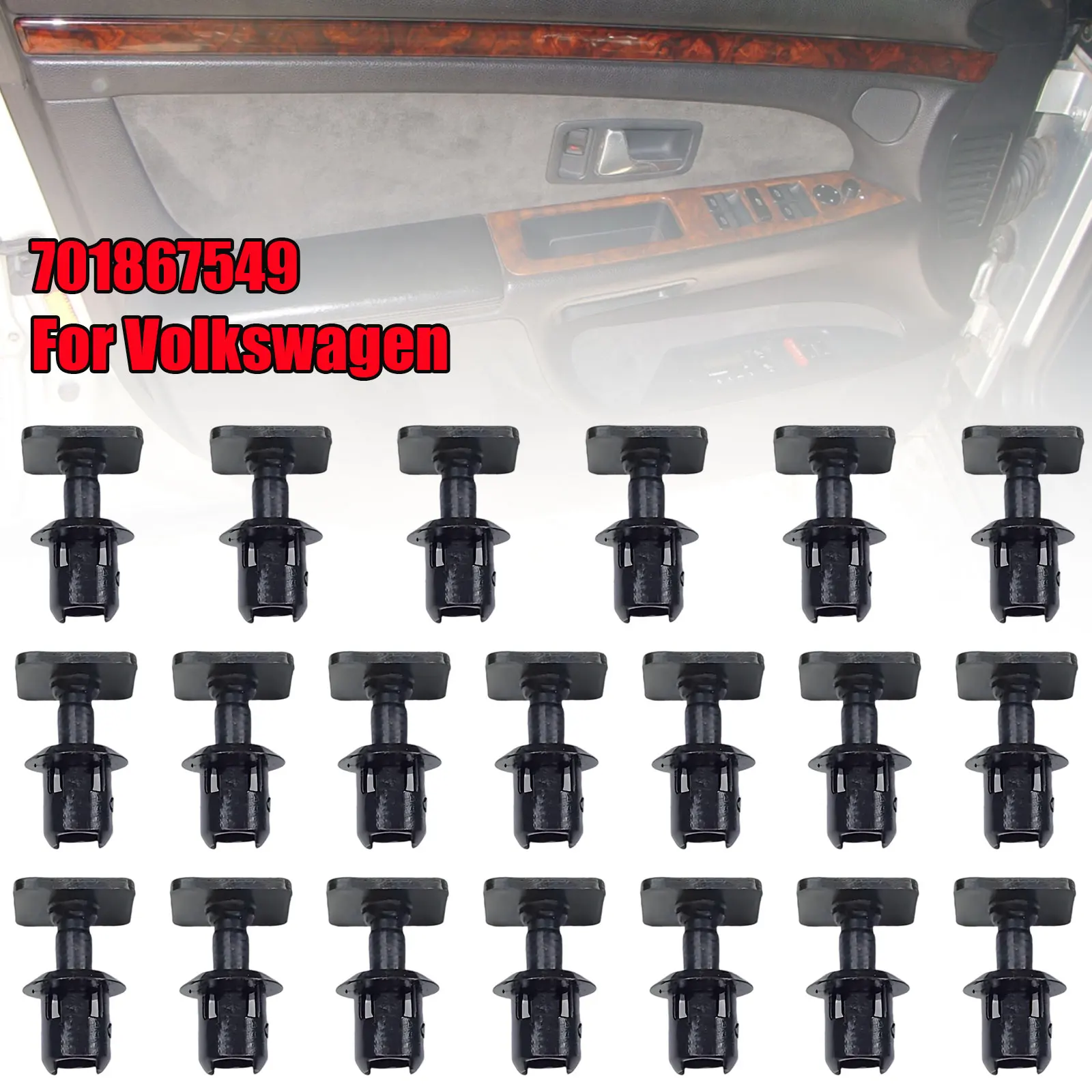 Roof Lining Headliner Trim Strip Clips For VW T5 T6 Transporter ...