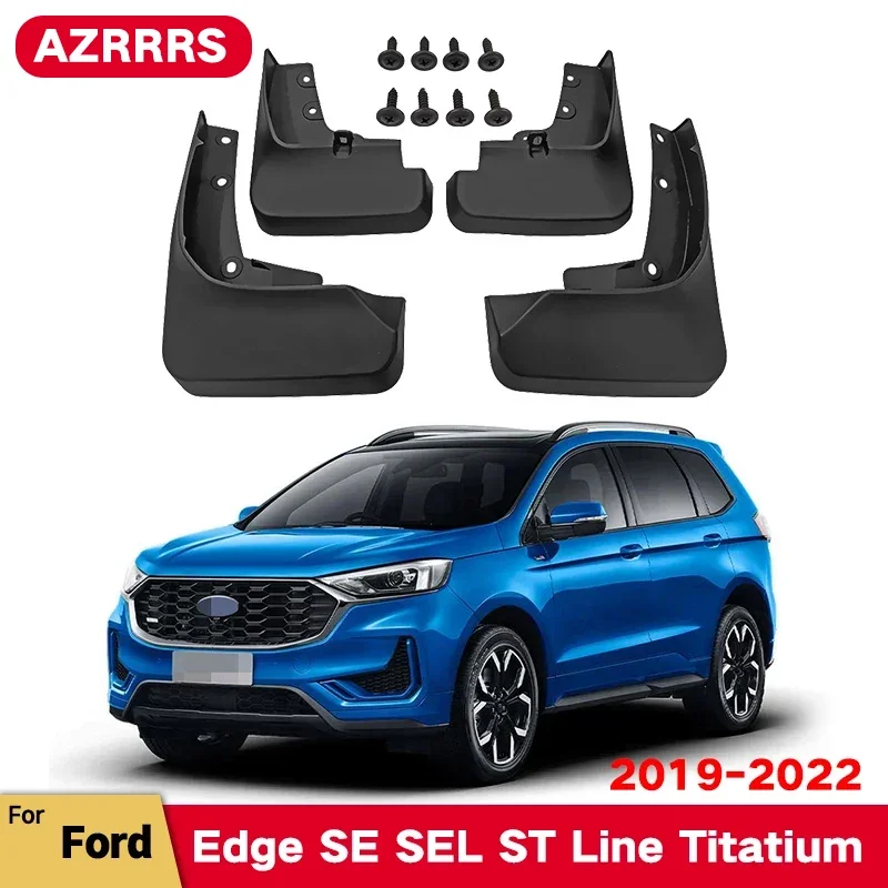 Mud-Flaps-For-Ford-Edge-ST-Line-Titatium-SE-SEL-2019-2022-2020-2021 ...