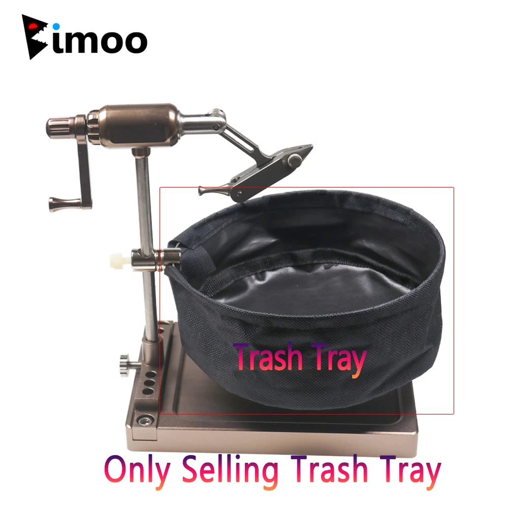 Bimoo 1PC Nylon Coating Trash Tray For Fly Tying Vise Fly Fishing Waste ...