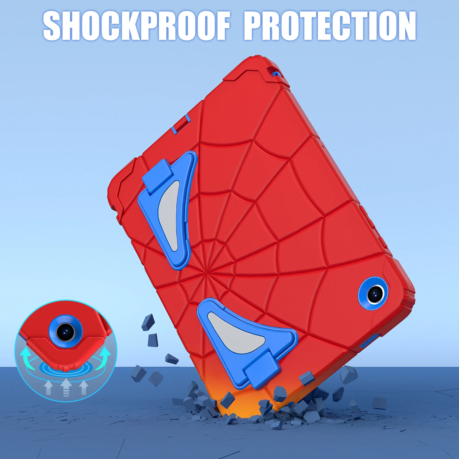 Cartoon Spider - Man Armor EVA Kids Tablet Cover - Tab A9 Plus 11 inch ...