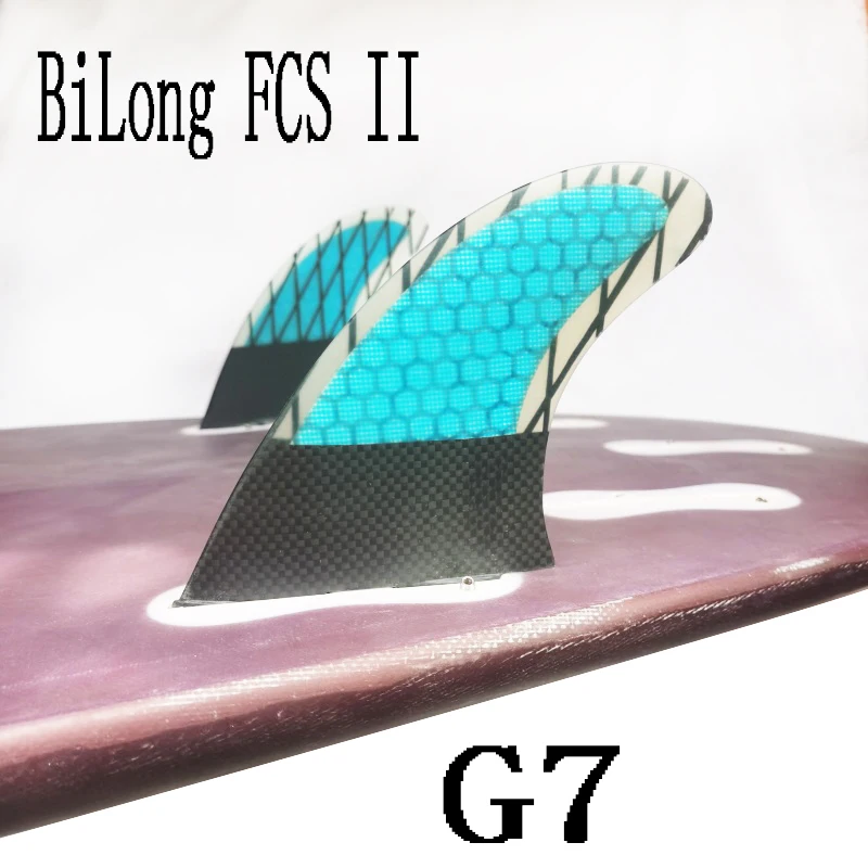 BiLong FCS II plug Two Side Fin Size G7 Carbon Fiber Fiberglass Jet ...
