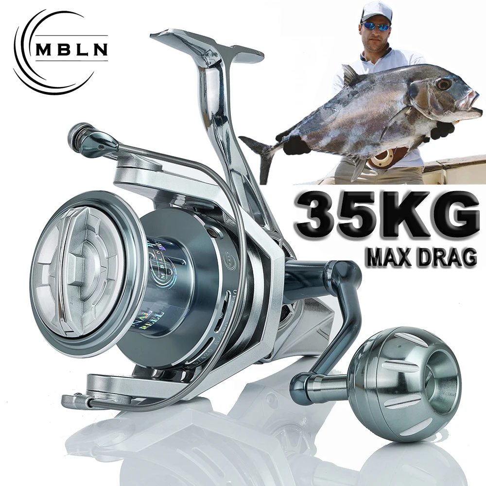 MBLN-Brand-35kg-77lb-Max-Drag-Saltwater-Spinning-Fishing-Reel-Alloy ...