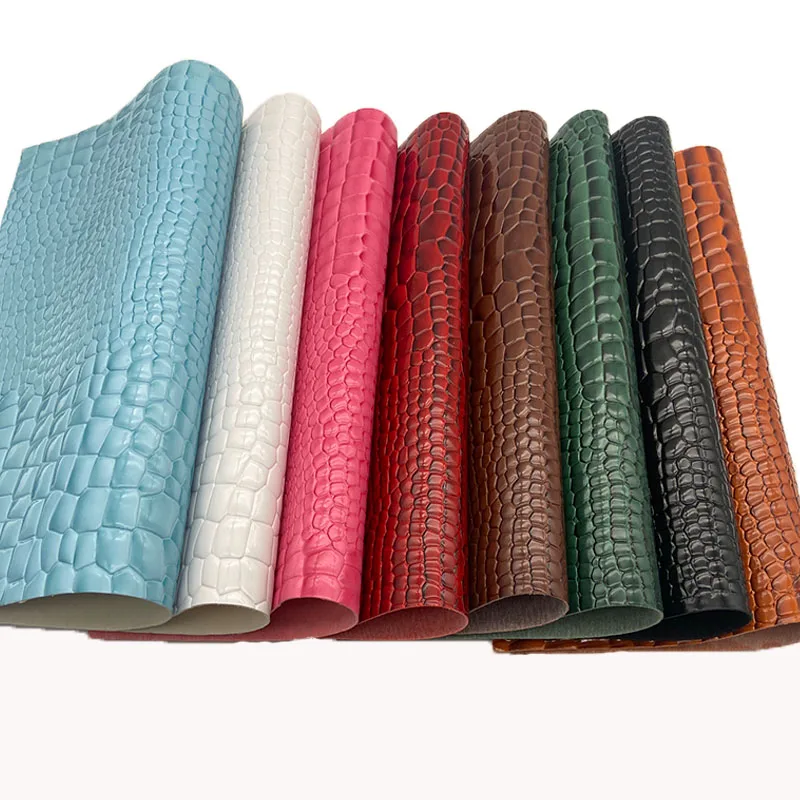 Tela-de-piel-sint-tica-de-cocodrilo-con-textura-suave-tapicer-a-en ...