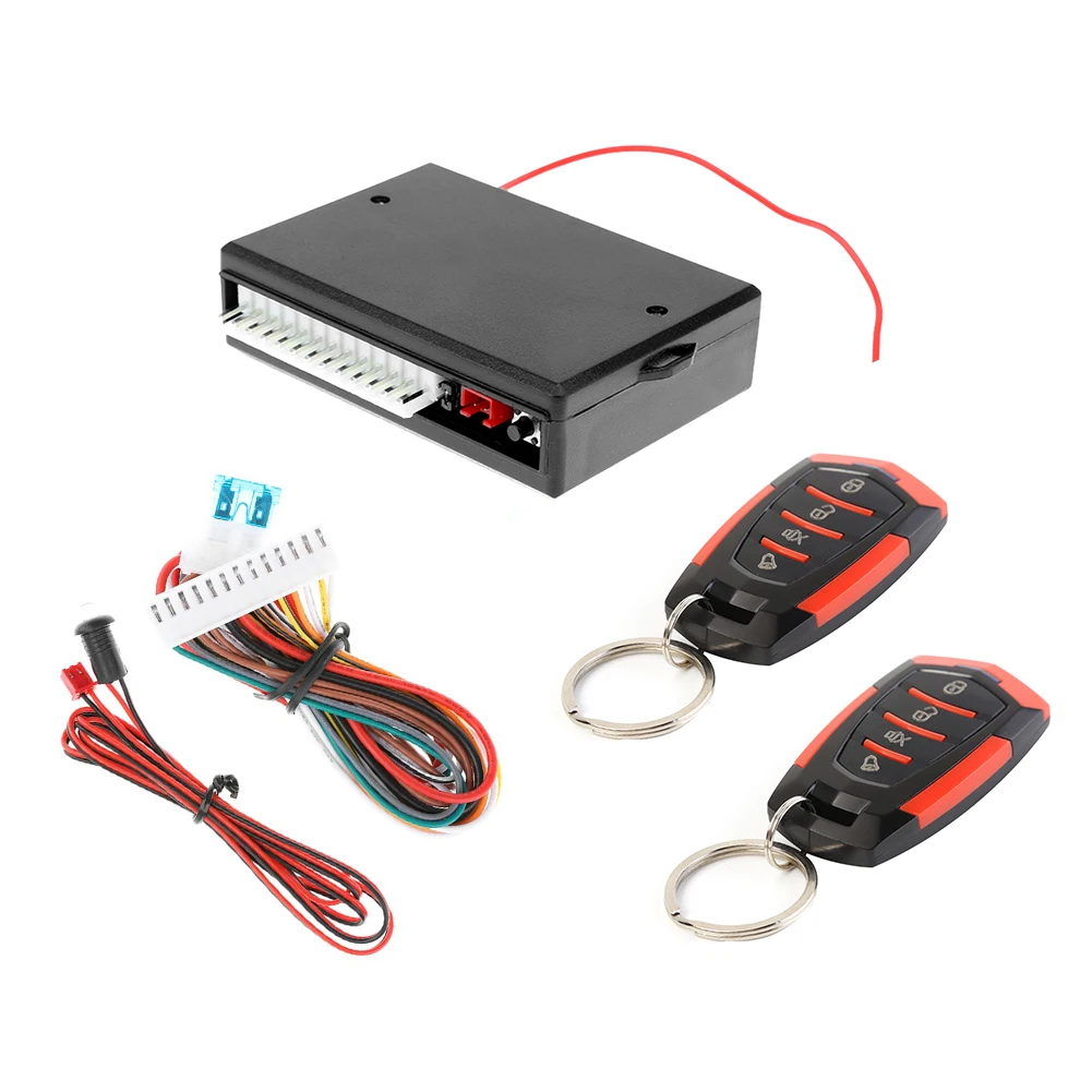 Car-Remote-Central-Door-Lock-Keyless-Entry-Alarm-System-Locking-Kit ...