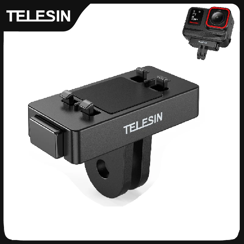 TELESIN-Magnetic-Two-Claw-Adapter-Action-Camera-Accessories-For-Insta ...