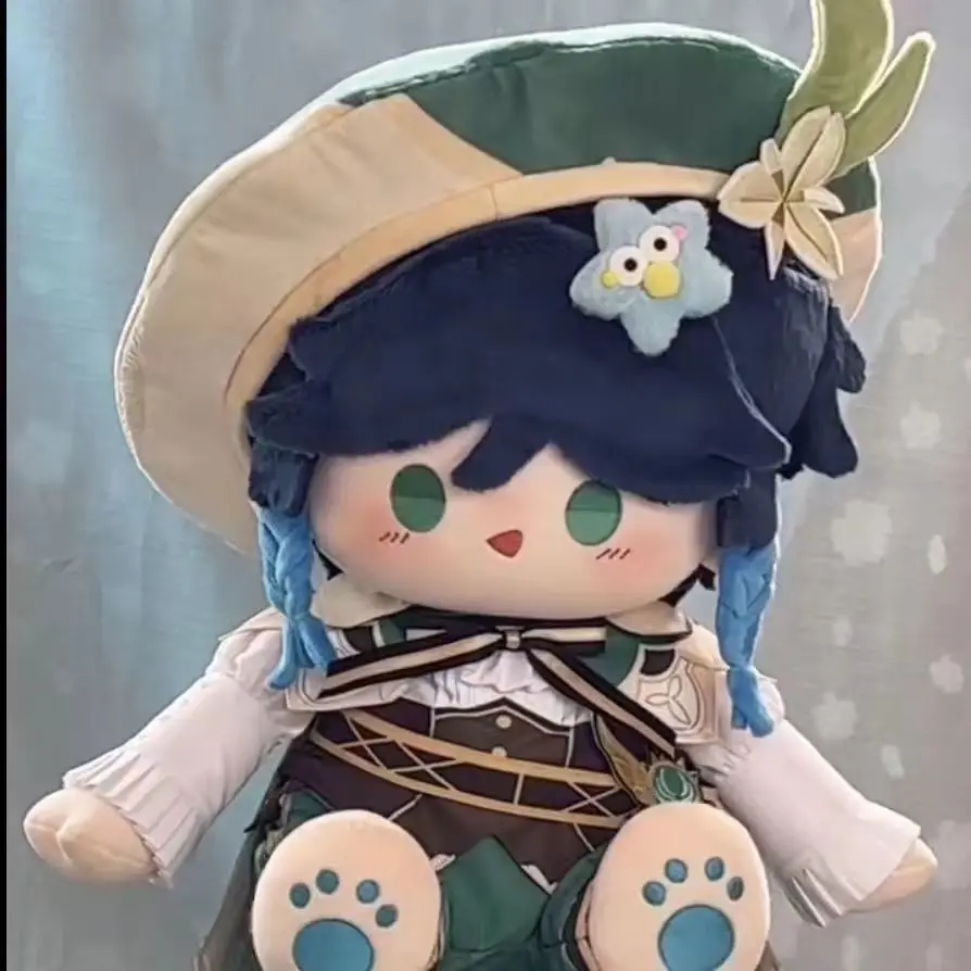 Game Genshin Impact Venti 40cm Sit-upright Figures Doll Cosplay Plush ...