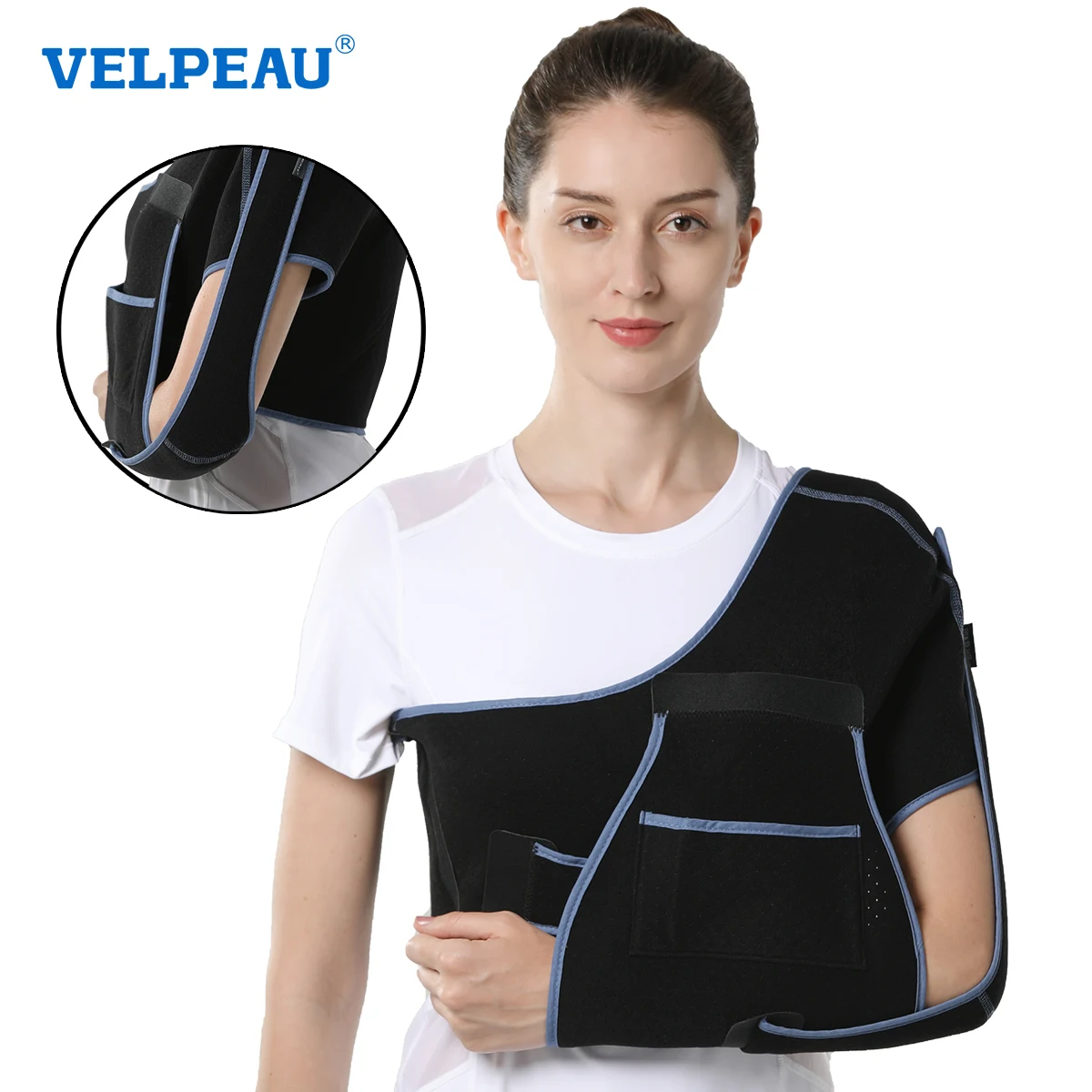 Velpeau Shoulder Support Brace For Rotator Cuff Break Shoulder ...