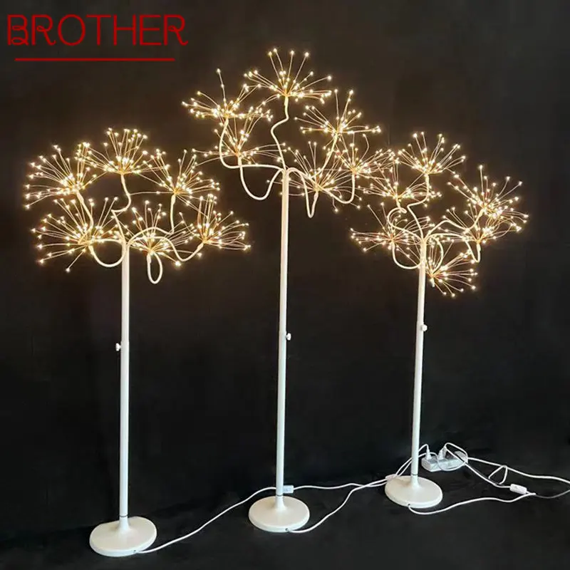 Brother Modern Landscape Atmosphere Lamp Led Indoor Creative Fireworks ...