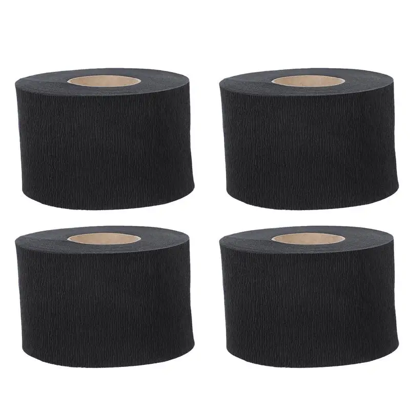 4Rolls Wrap Strips For Hair Cutting Anti Dust Paper Barber Neck Strips ...