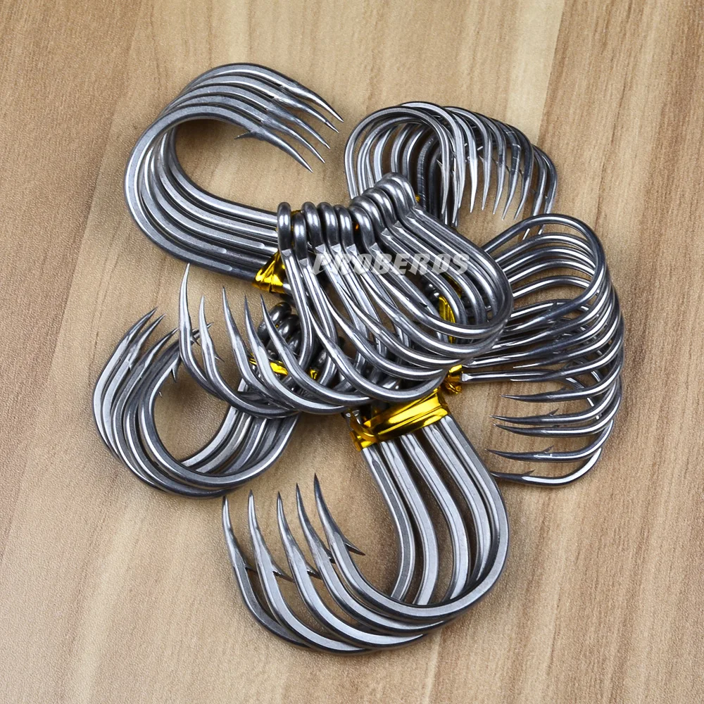 Seawater-corrosion-protection-Fishing-Hook-Size-1-0-13-0-Ring-eye-Japan ...