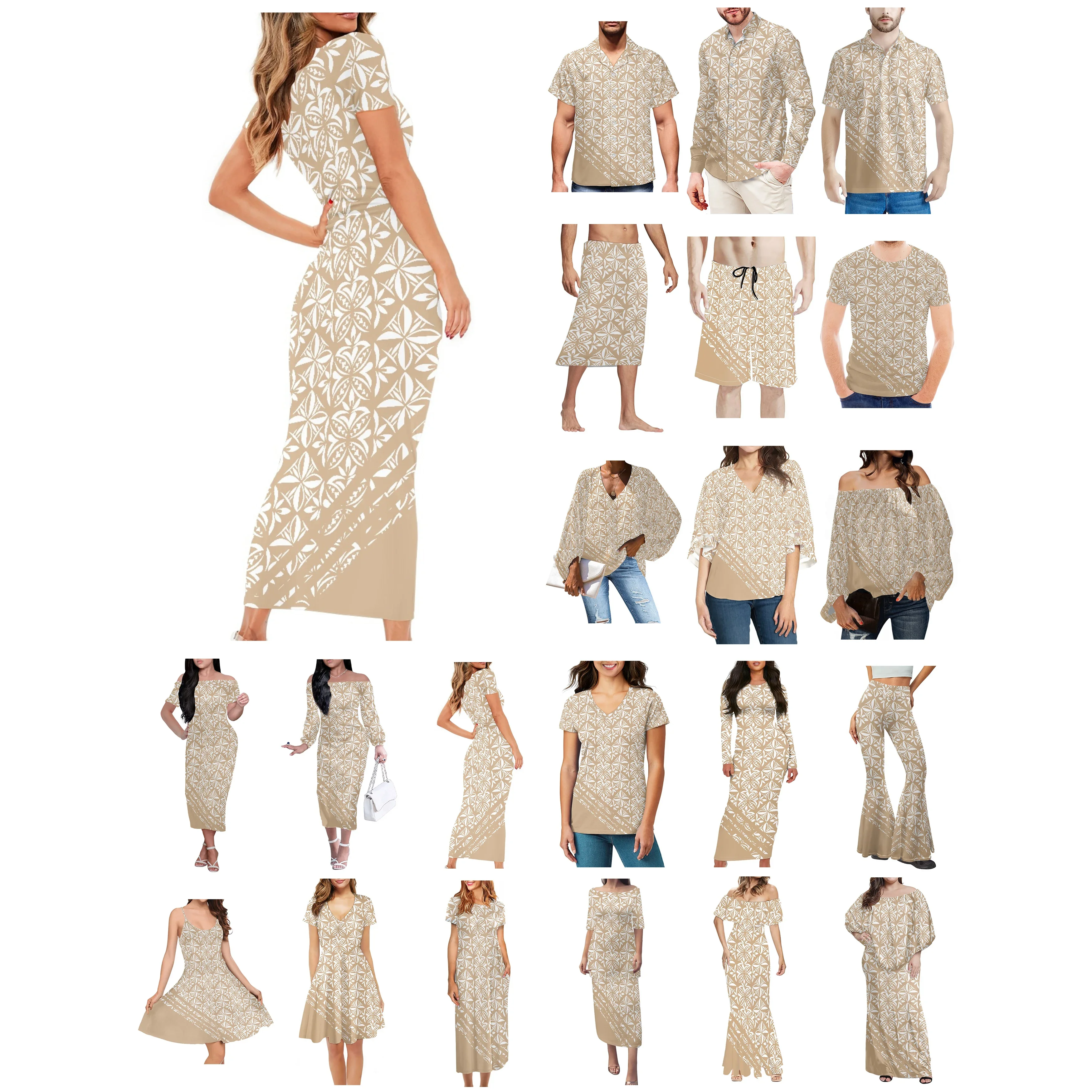 Polynesian-Tonga-Hawaii-Fiji-Guam-Samoa-Pohnpei-Tribal-Tattoo-Prints ...