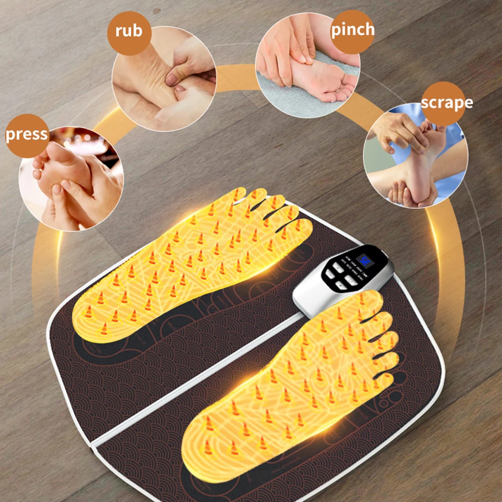 Foot-Acupressure-Mat-EMS-Feet-Massage-Pad-Foot-Circulation-Massager ...