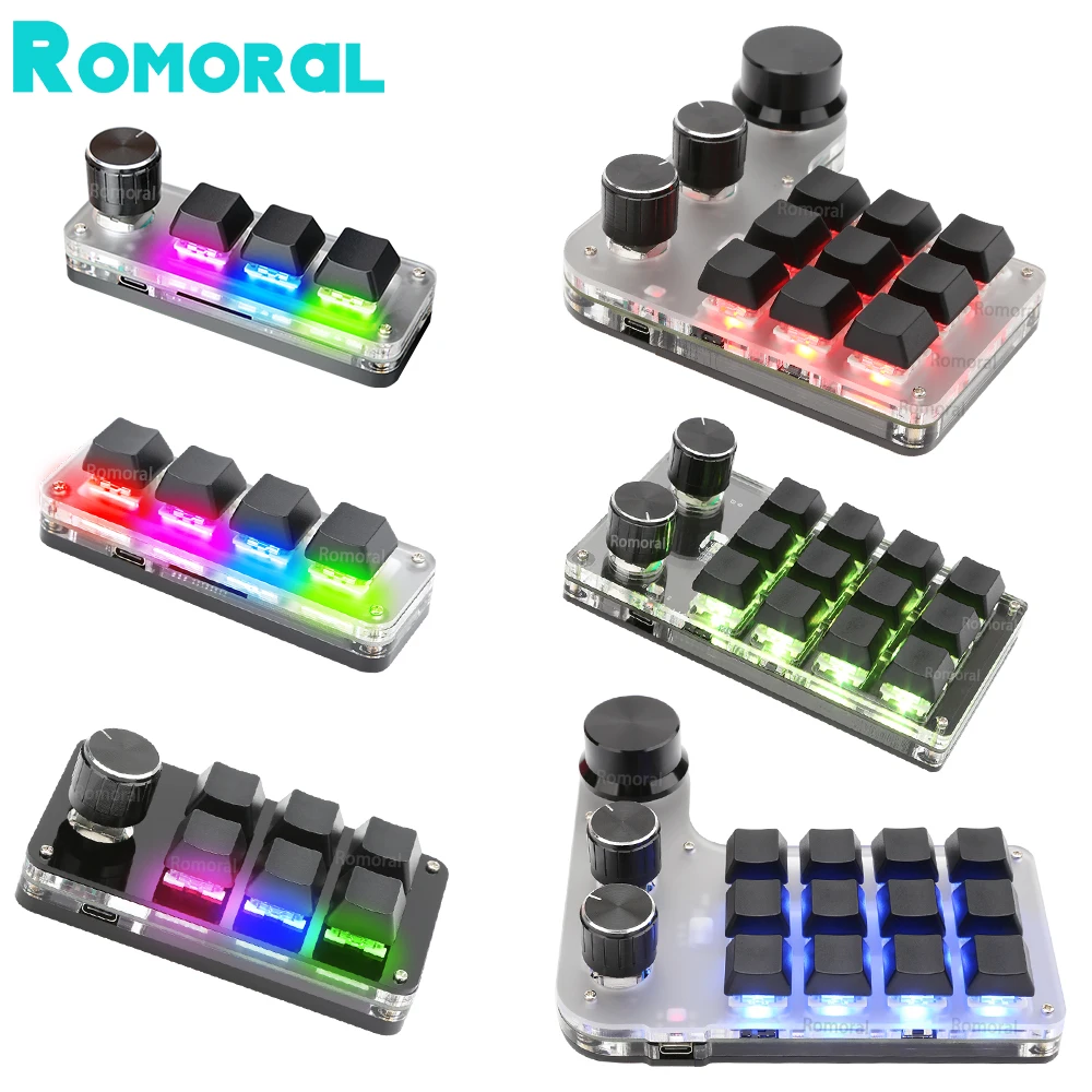 Teclado mecánico DIY programable inalámbrico Bluetooth/USB con cable ...