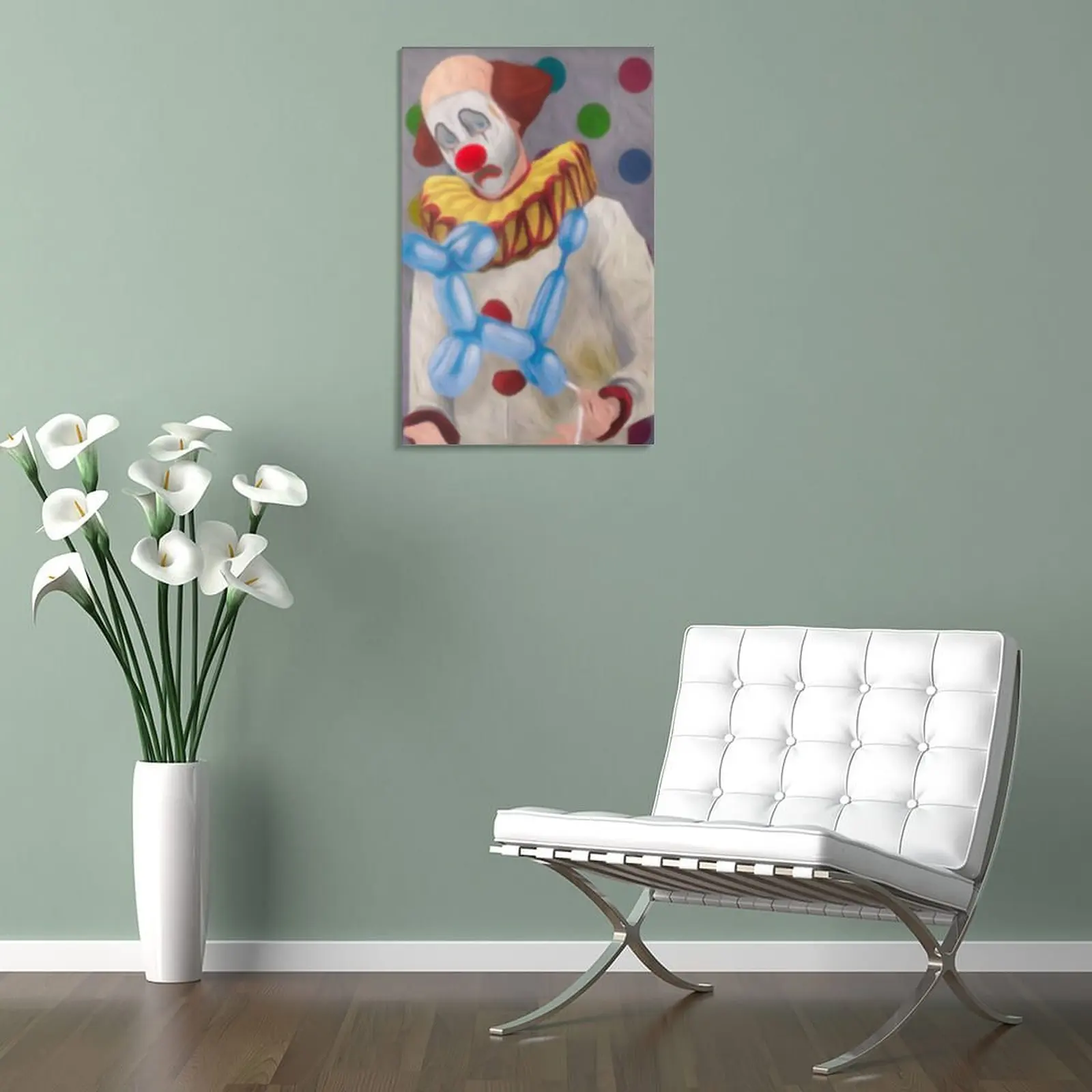 Sad Clown Painting Sims