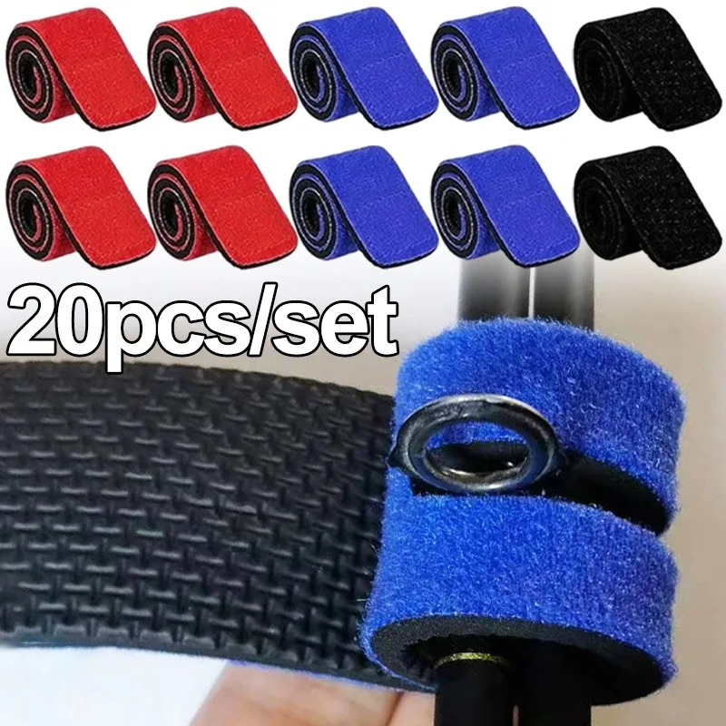 Fishing-Rod-Tie-Holder-Strap-Belt-Tackle-Elastic-Wrap-Band-Pole-Holder ...