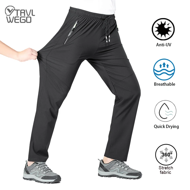 TRVLWEGO-pantalones-de-Trekking-para-hombre-prenda-resistente-al-agua ...
