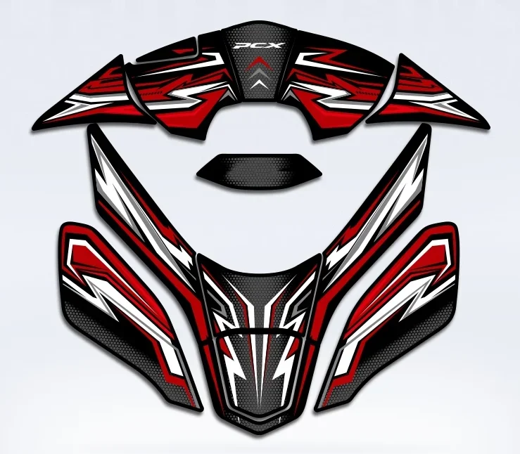 FOR-PCX-160-PCX160-Motorcycle-Anti-Slip-Fuel-Oil-Tank-Pad-Side-Knee ...