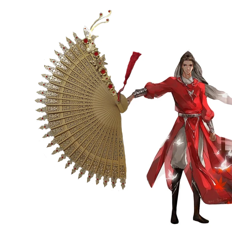 Anime-Tian-Guan-Ci-Fu-Shi-Qingxuan-Gradient-Folding-fan-Handheld-Folded ...