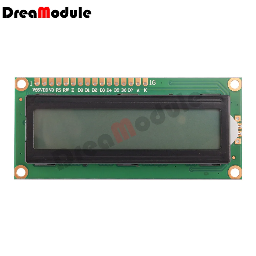 LCM1602A LCD 5V LCD Display Gray Screen White Background Black ...