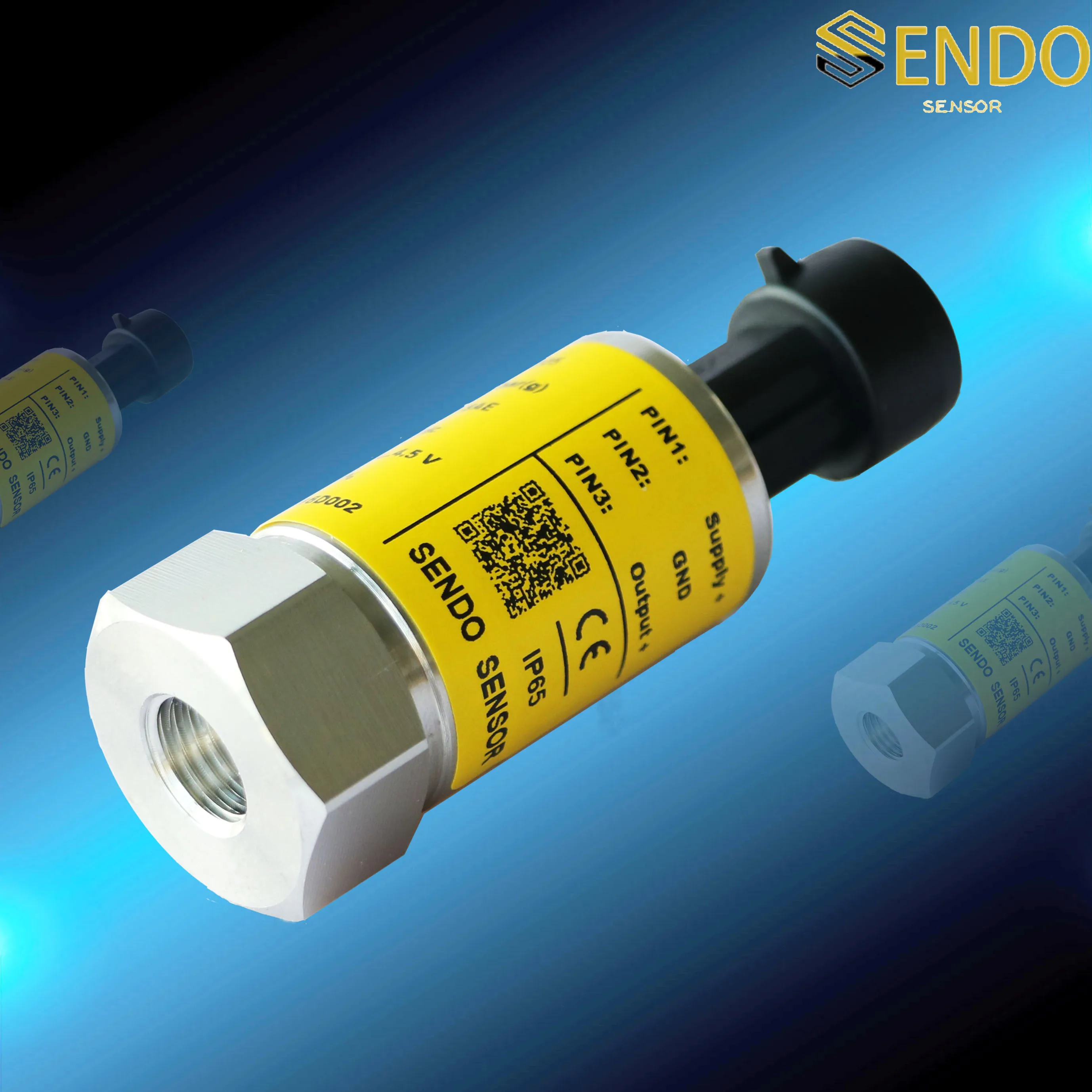 Pressure-sensor-1-4-SAE-female-flare-with-deflator-7-16-20-UNF-internal ...