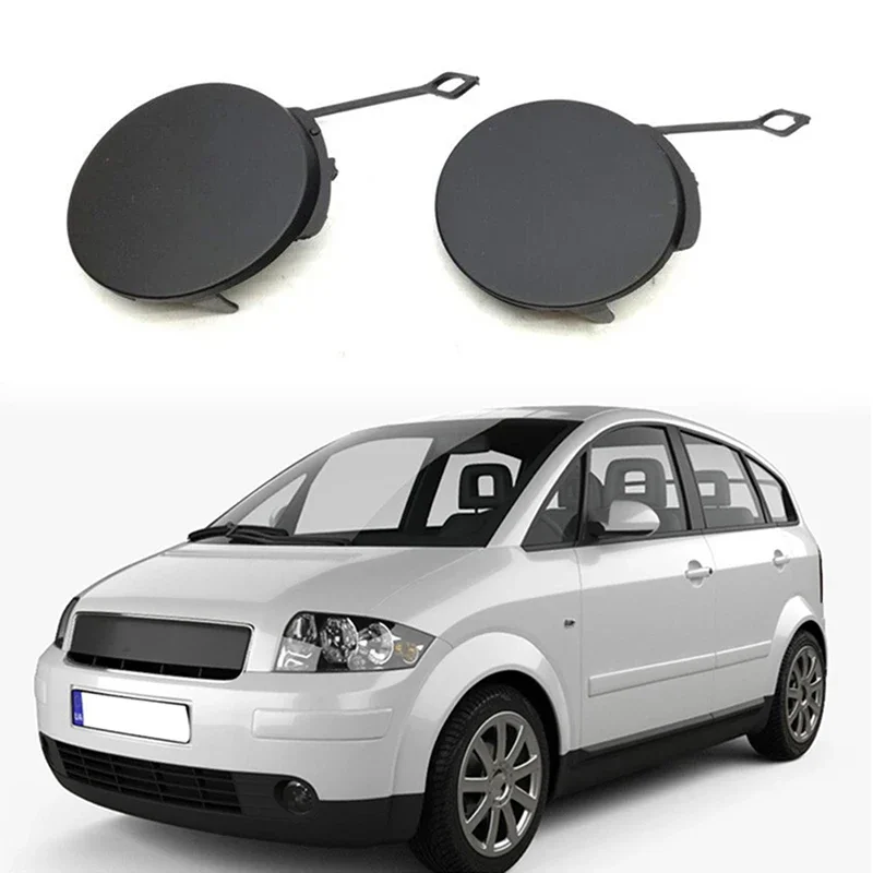 1-Pair-Car-Front-Bumper-Towing-Hook-Cover-for-Audi-A2-2000-2001-2002 ...