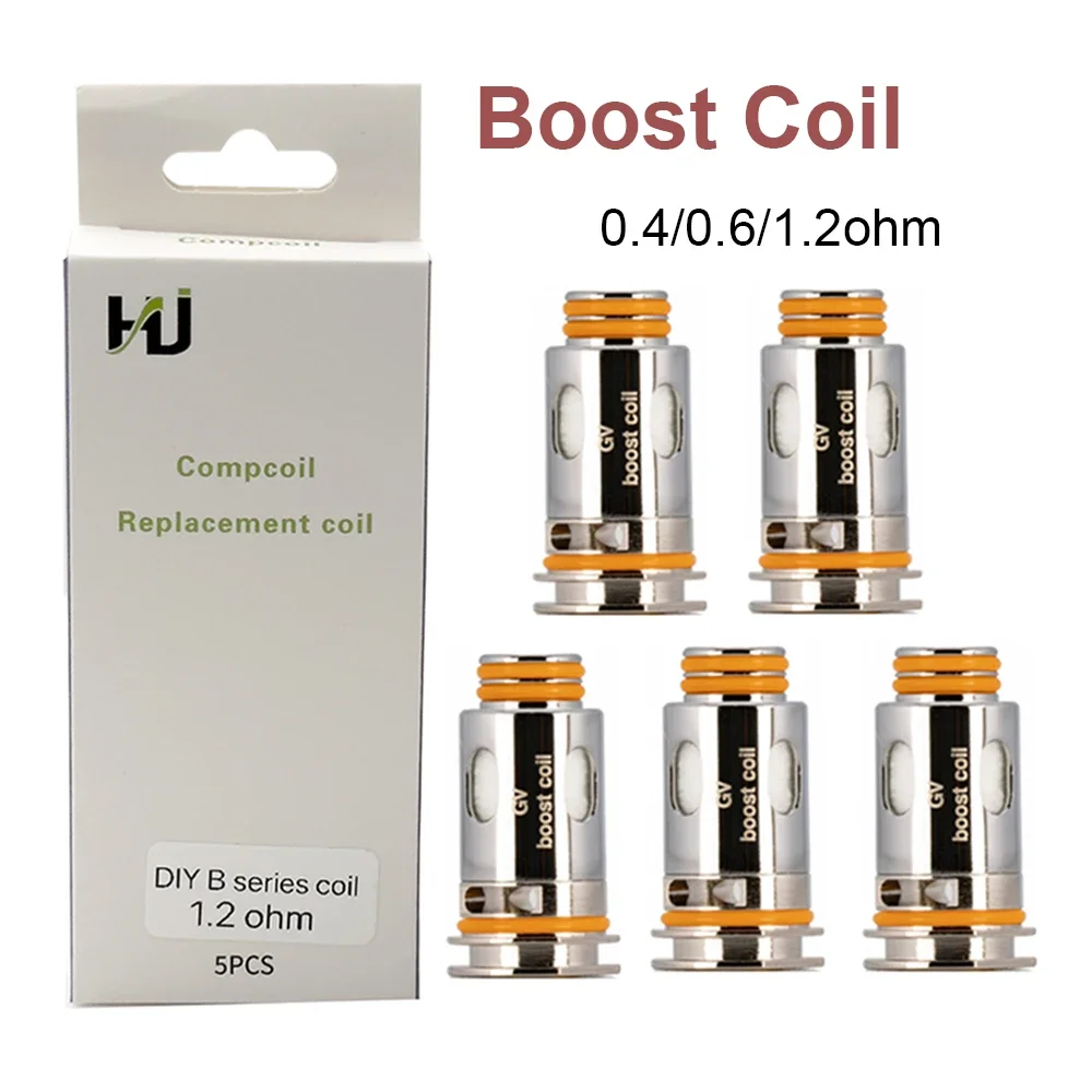 RunVape 5pcs/box Aegis Boost Coil B Series KA1 0.4ohm 0.6ohm MTL Mesh ...