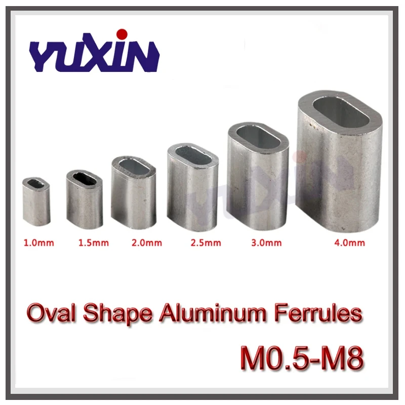M0-5-M8-Aluminum-Cable-Crimps-Sleeve-Single-Hole-Ferrules-Crimping-Loop ...