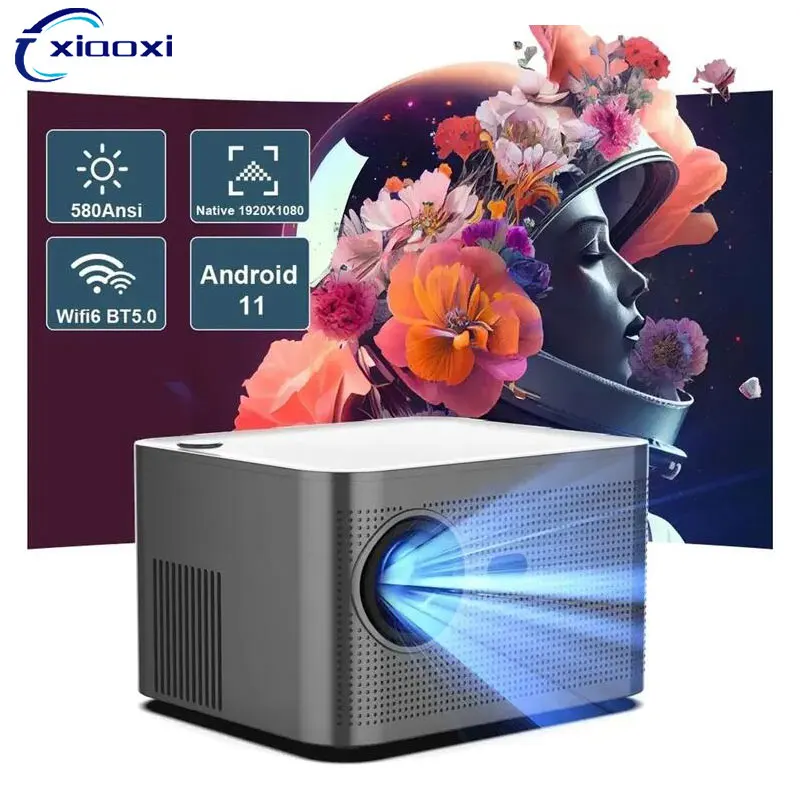 580ANSI-Projector-4K-Video-Real-Full-HD-1920-1080P-Smart-Portable ...