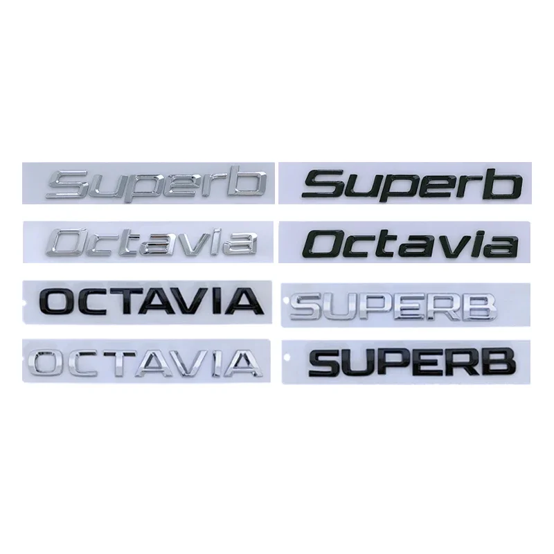 Car-Trunk-Sticker-Emblem-Exterior-for-Skoda-Superb-Octavia-2023-2024 ...