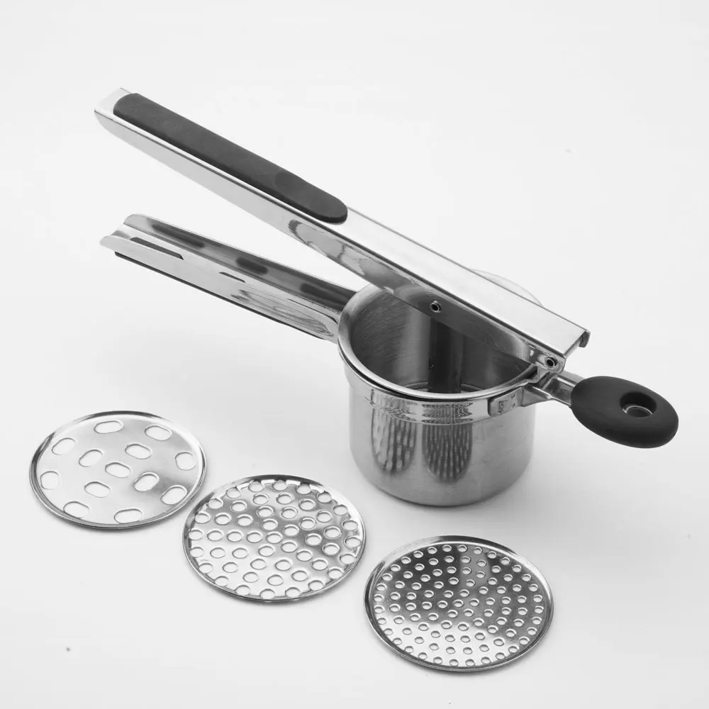 Large-15oz-Potato-Ricer-Masher-Heavy-Duty-Stainless-Steel-Potato-Masher ...