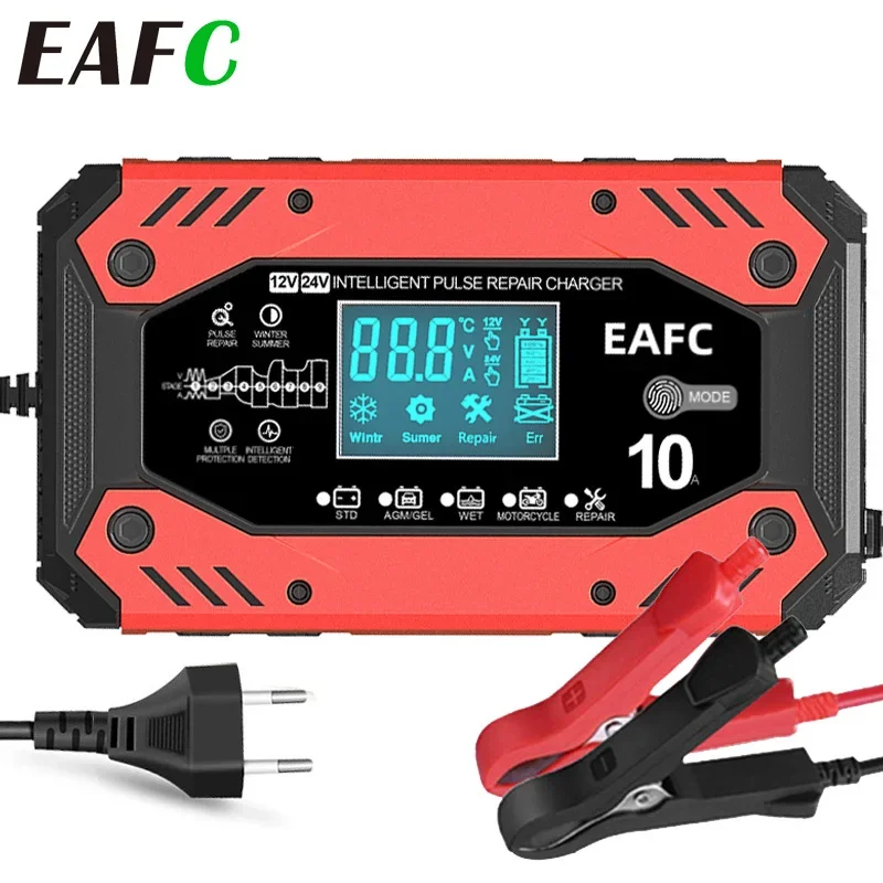 EAFC-12V-10A-Fully-Automatic-Car-Battery-Charger-Smart-Pulse-Repair-24V ...