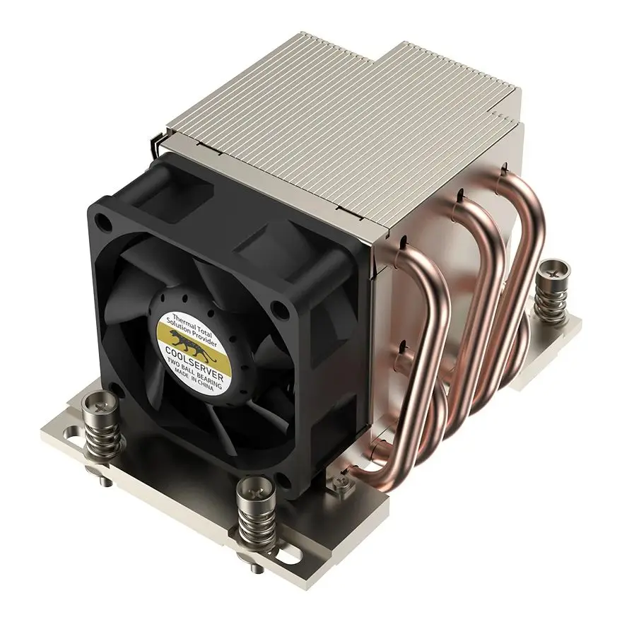 SP3 Server Cooler 2U for EPYC SP3 CPU Fan P23 5 Heat Pipes Radiator ...