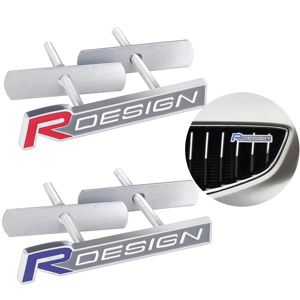 3D-Metal-R-Design-Car-Body-Stickers-Front-Grill-Badges-Auto-Styling ...