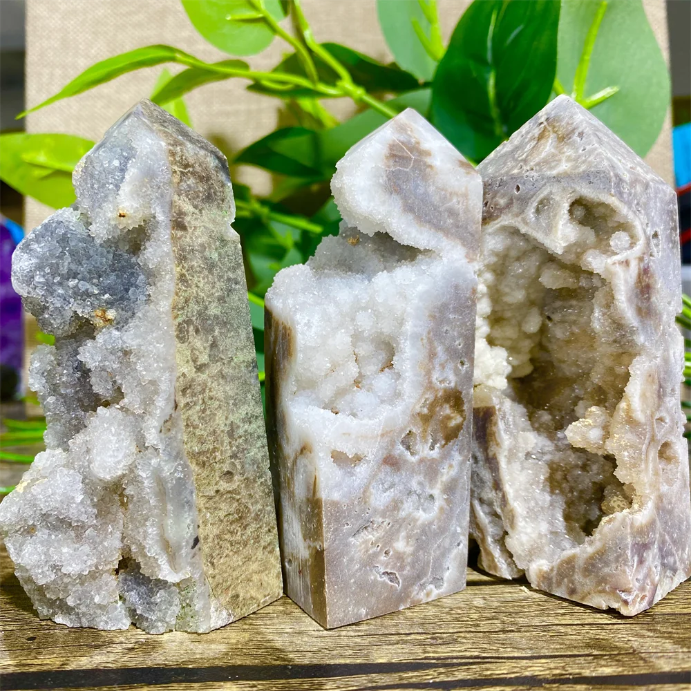 Sphalerite 크리스탈 지팡이 자연석 보석, 미네랄 지오드 타워, 풍수 레이키 명상, 오벨리스크 위시크래프트, 방 홈 데코 ...