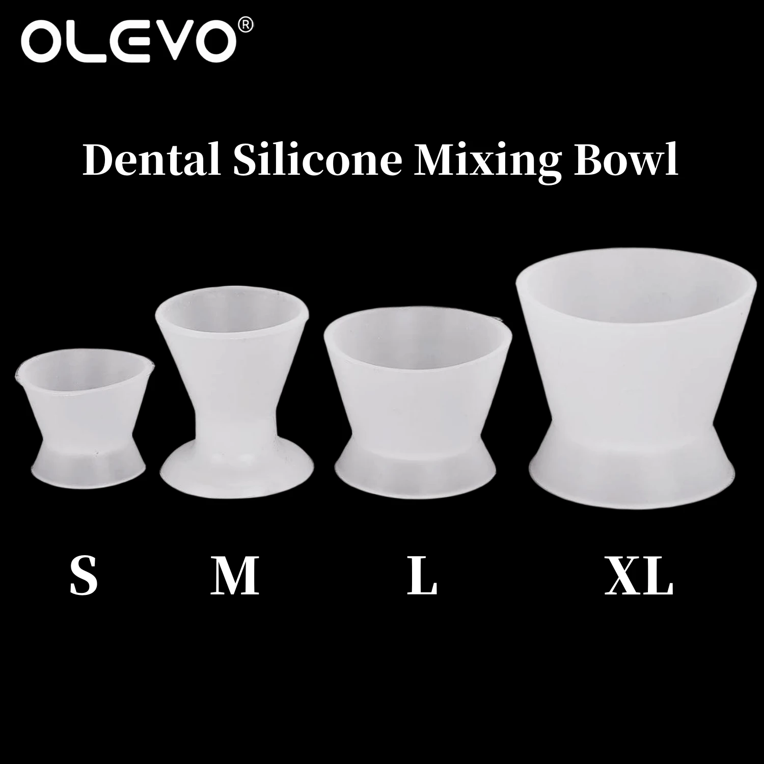 4Pcs-Set-Dental-Silicone-Mixing-Bowl-Cup-Flexible-Rubber-Mixing-Bowls ...