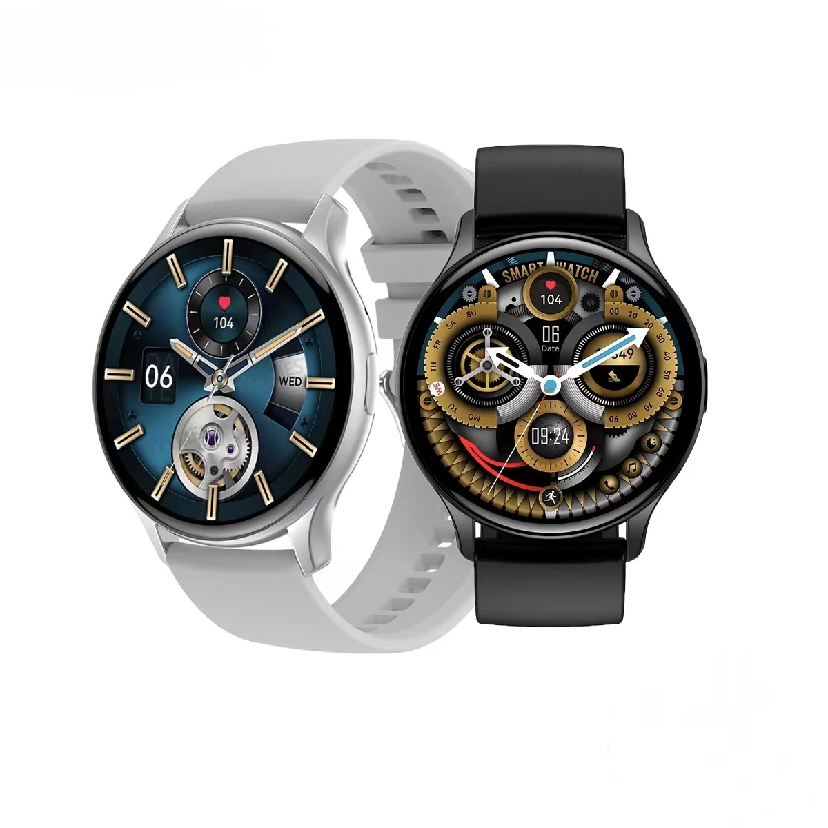 AMOLED Smart Watch HK89 1.43“ BT Call VoiceAssistant NFC Health ...