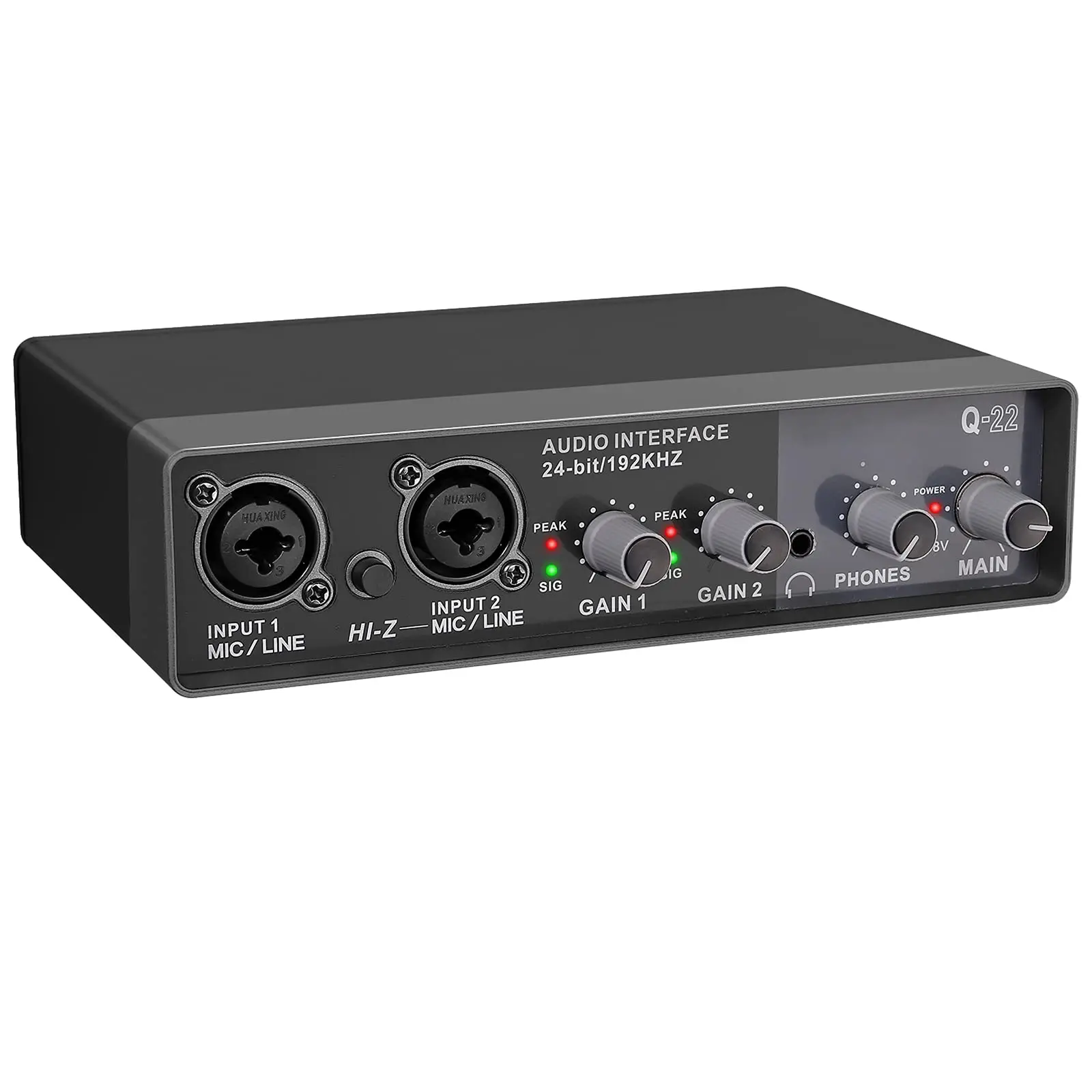 Q-22-Q-12-Q-24-Audio-Interface-Sound-Card-with-Monitor-Sound-Mixer ...